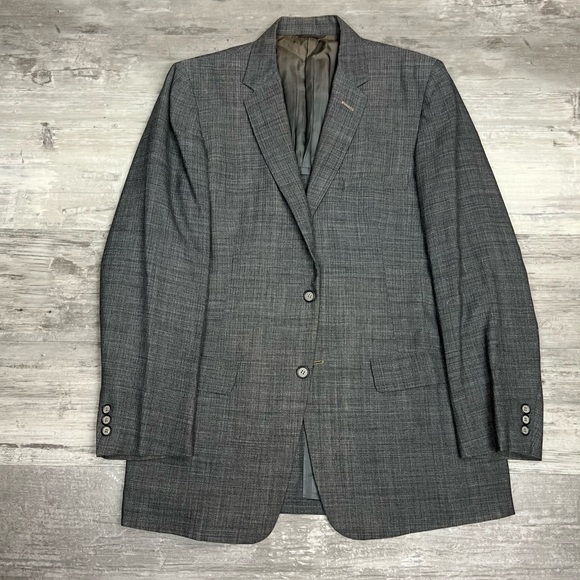 Vintage | Suits & Blazers | Vintage 96s Grey Wavy Pinstripe Tropical ...